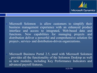 Erp microsoft dynamic ppt | PPTX