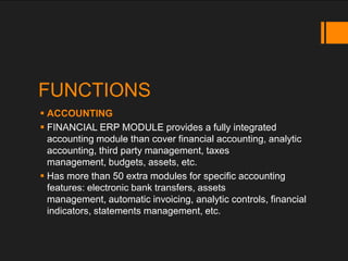 Erp module(finance and accounts) anand and sameer | PPTX