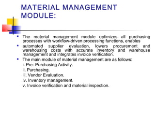 Erp modules hr | PPT