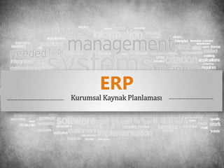 Erp nedir | PPTX