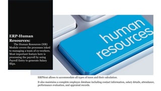 Enterprise System ERPNext | PPTX