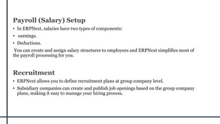 Enterprise System ERPNext | PPT