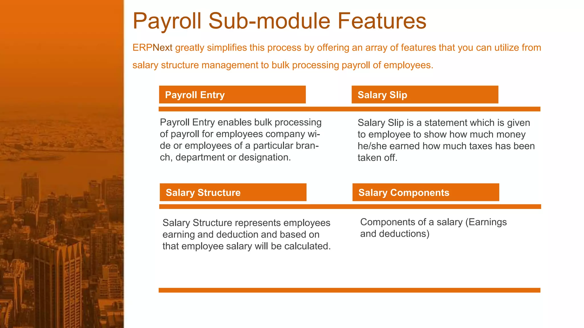 ERPnext HR Module | PPTX