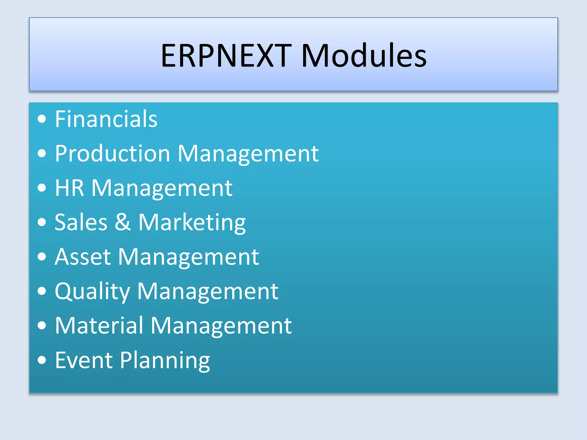 presentation about Erpnext HR system | PPT