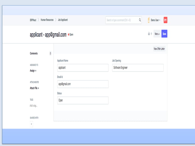 presentation about Erpnext HR system | PPT