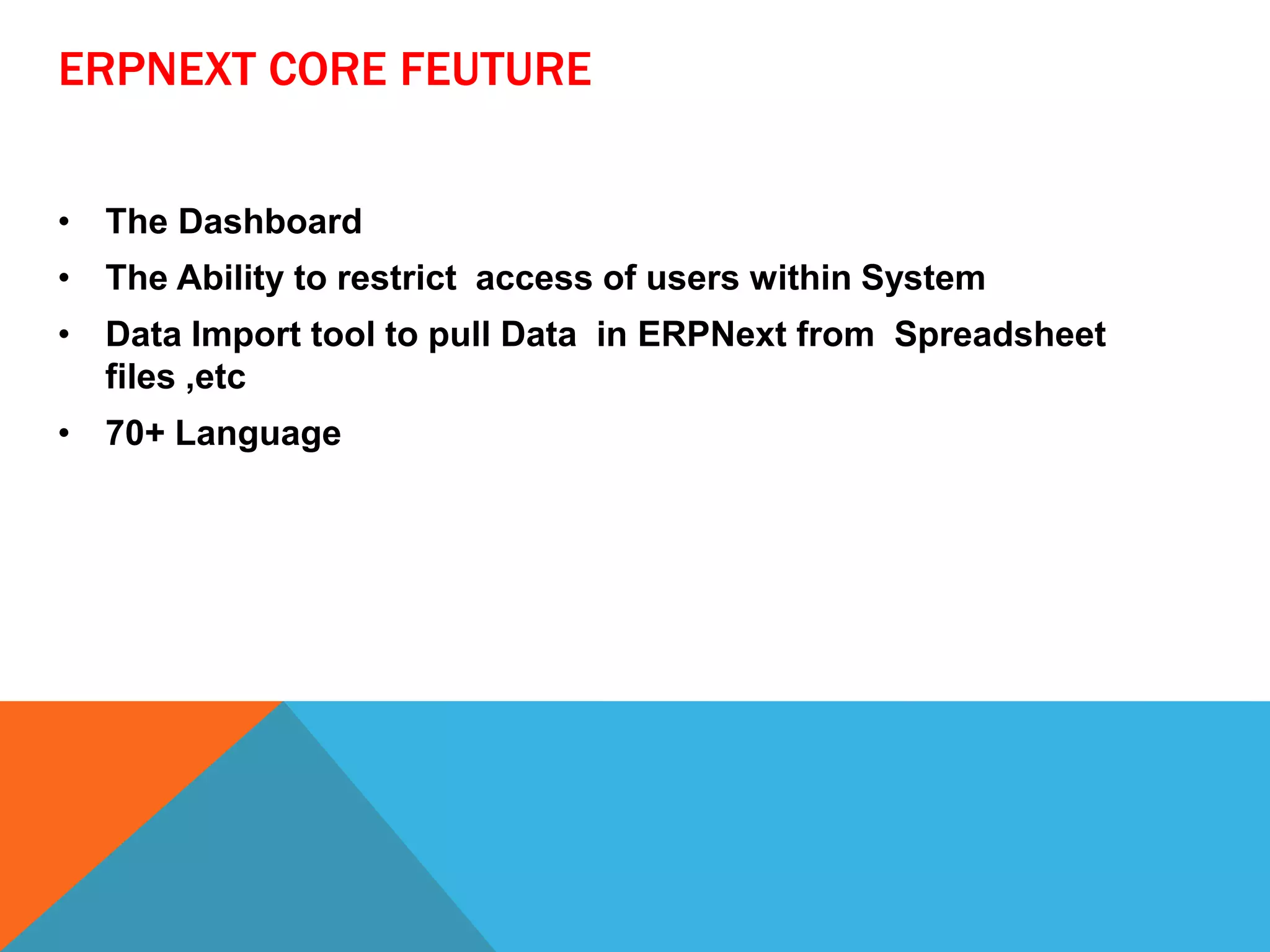 Erpnext accounts system | PPTX
