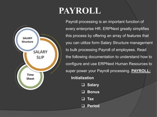 Human Resources in ERPNEXT | PPTX