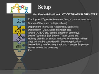Human Resources in ERPNEXT | PPTX