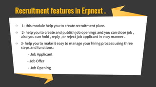 Erpnext hr module | PDF