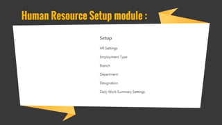 Erpnext hr module | PDF