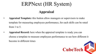 ERPNext system (CubeTech) | PPTX