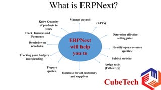 ERPNext system (CubeTech) | PPTX