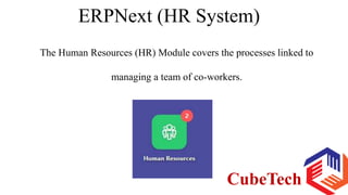 ERPNext system (CubeTech) | PPTX