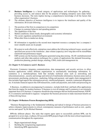 Erp notes | PDF