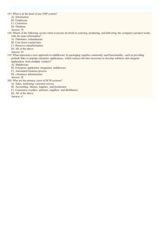 Erp objectives with solutions | DOCX