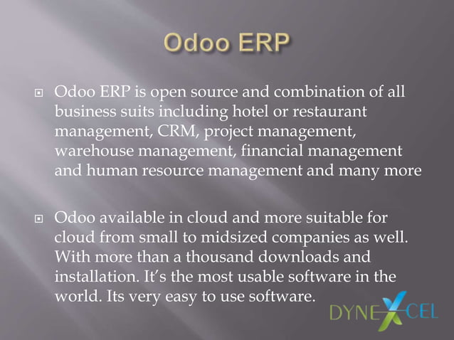 Open Source ERP | PPTX | Shareware and Freeware | Computer Software and Applications