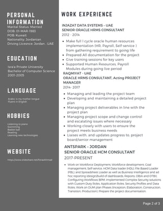Feras Hamdan Resume | PDF