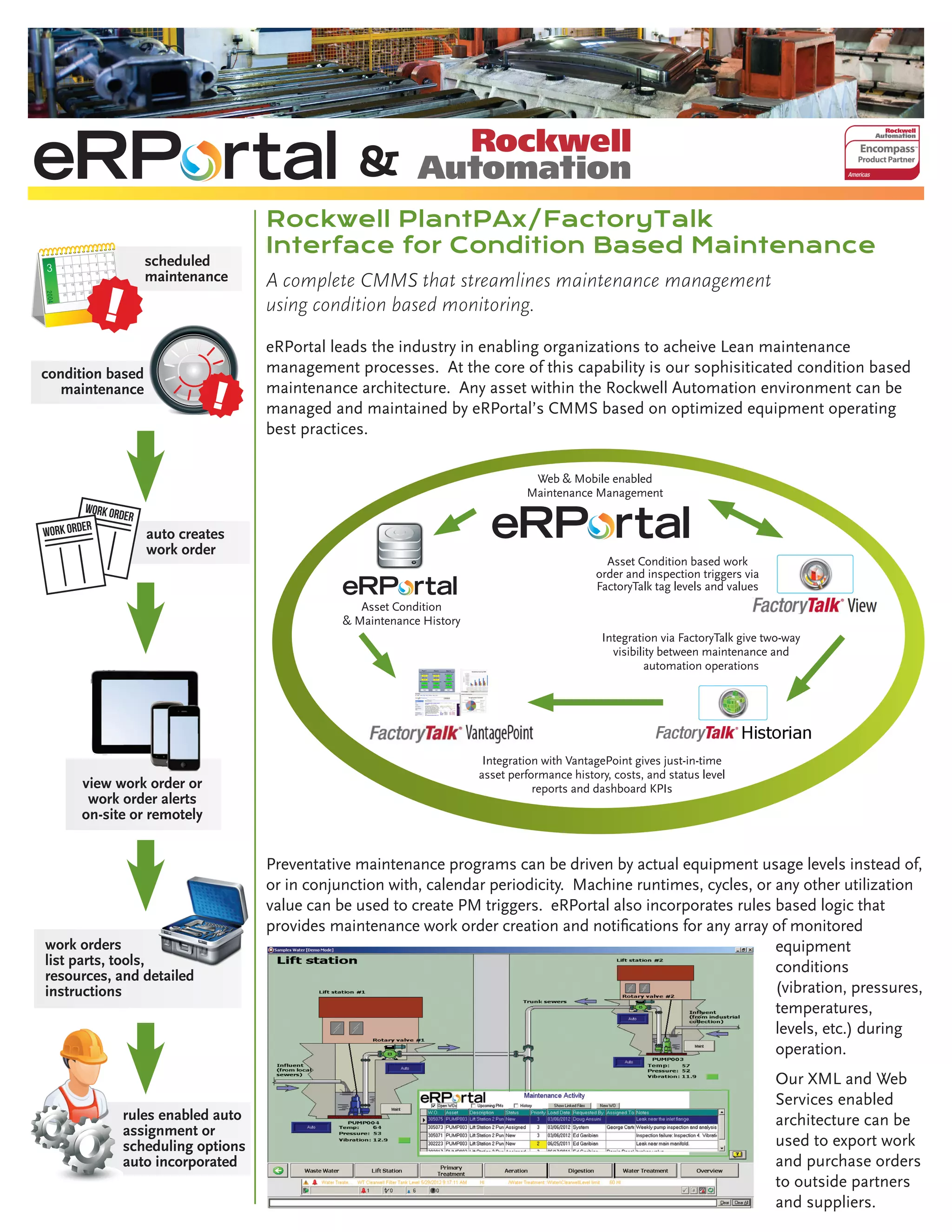 CMMS in FactoryTalk Environment | PDF