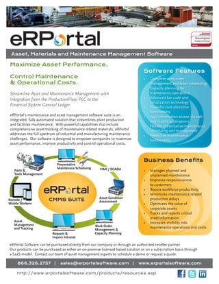 CMMS in FactoryTalk Environment | PDF