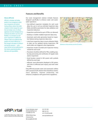 Asset Management Solution for Water and Wastewater Plants and Operations | PDF | Business ...