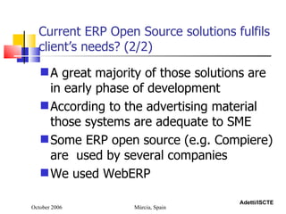 ERP Open Source | PPT