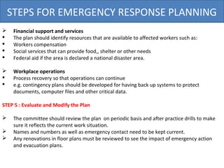 OSHA Emergency Response Plan | PPT