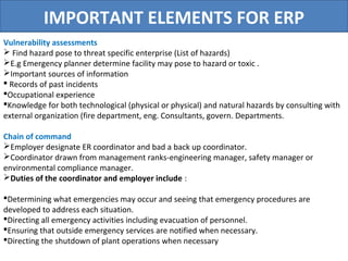 OSHA Emergency Response Plan | PPT