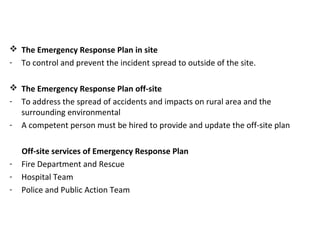 OSHA Emergency Response Plan | PPT