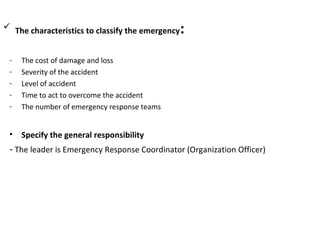 OSHA Emergency Response Plan | PPT