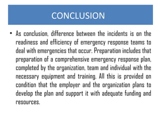 OSHA Emergency Response Plan | PPT