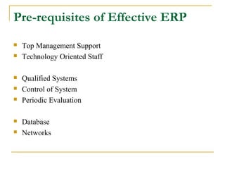 Erp overview | PPT | Business | Business and Finance
