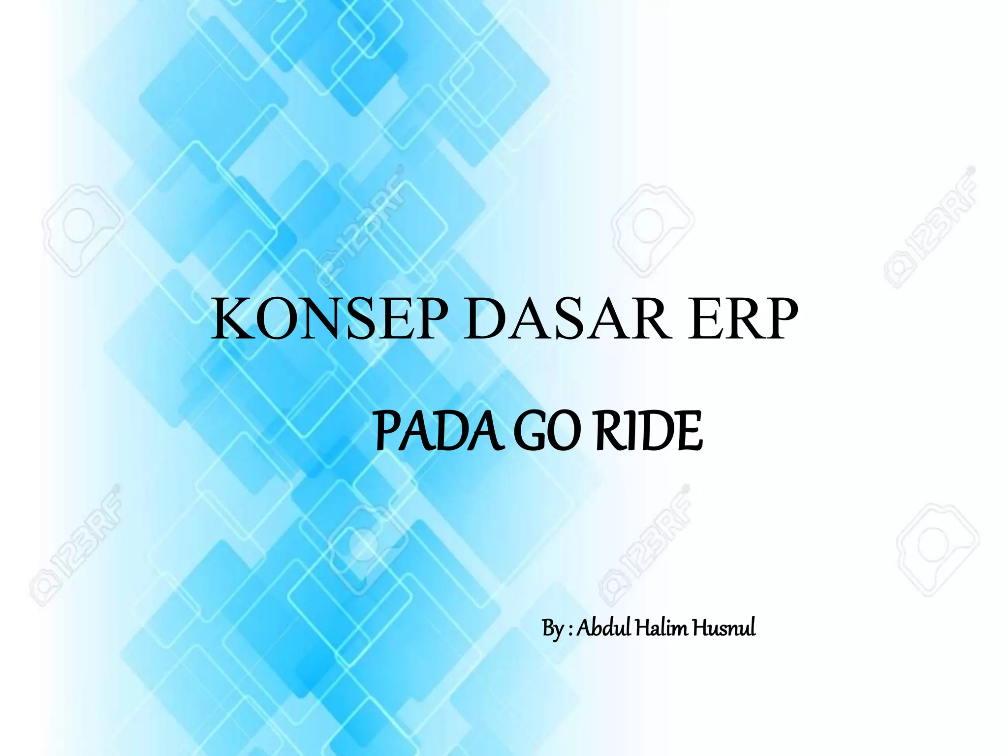 Erp pada gojek | PPTX