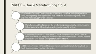 Oracle SCM Cloud ERP Solution | PPTX