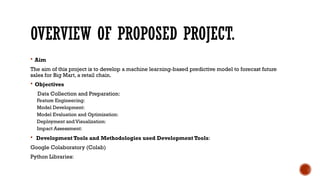 ERP project for big data sales prediction | PPT