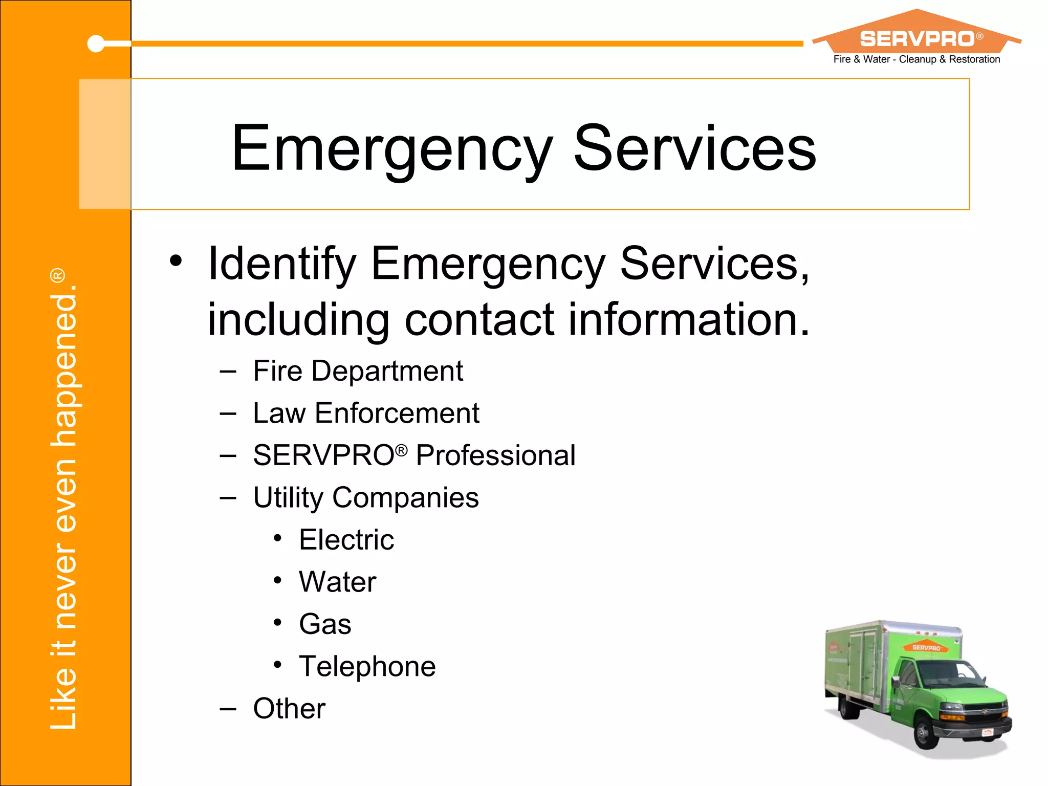 Emergency Response Profile | PPT
