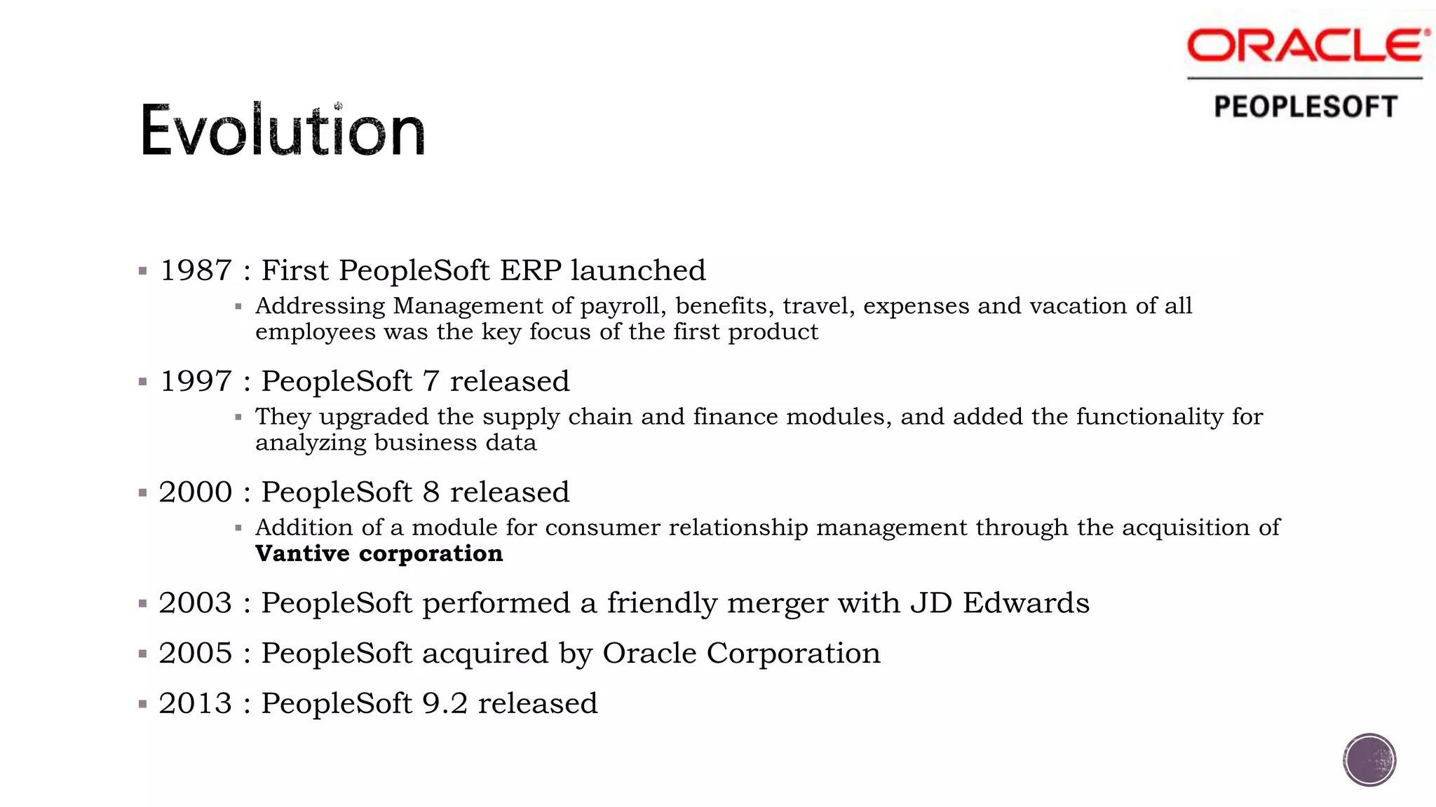 PeopleSoft ERP presentation | PPTX