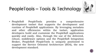 PeopleSoft ERP presentation | PPTX