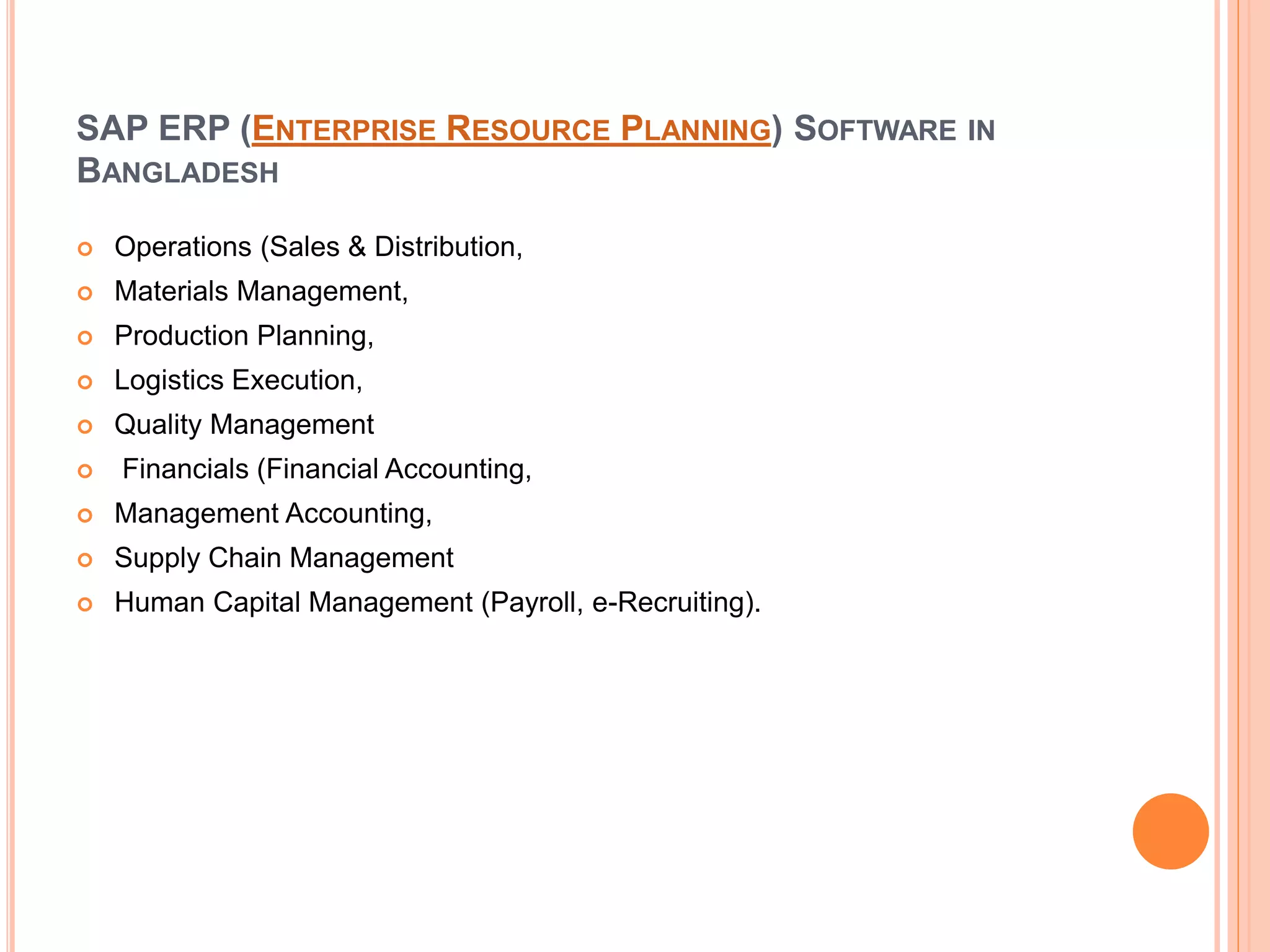 Erp presentation | PPTX