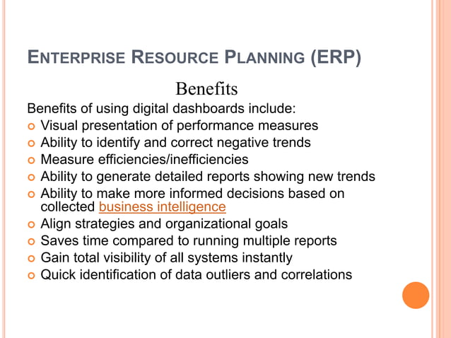 Erp presentation | PPTX