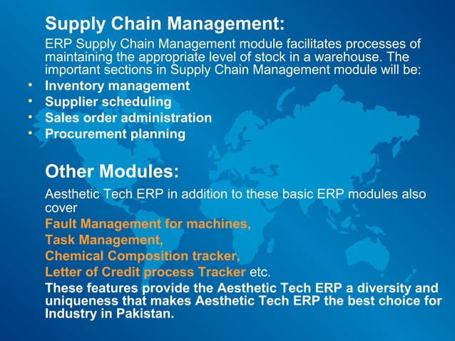 Introduction To Erp Ppt