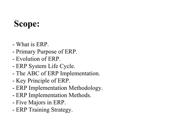 ERP Implementation | PPS