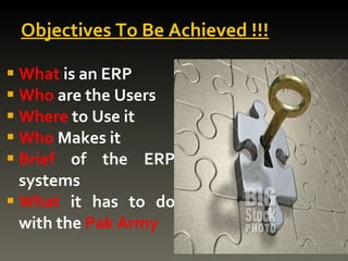 ERP presentation ejaz ahmed bhatti | PPT
