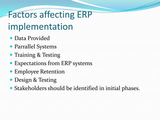 Consultants role in ERP implementations in SME | PPT Consultants role in ERP implementations in SME | PPT