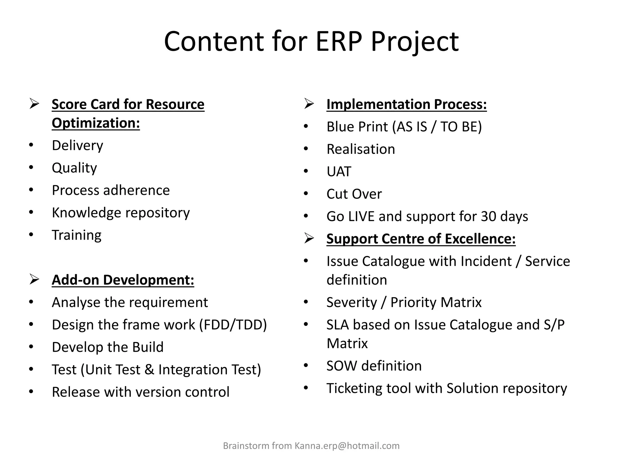 Erp process flow | PPTX