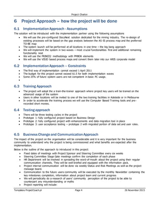 ERP/SAP Project Charter | DOCX