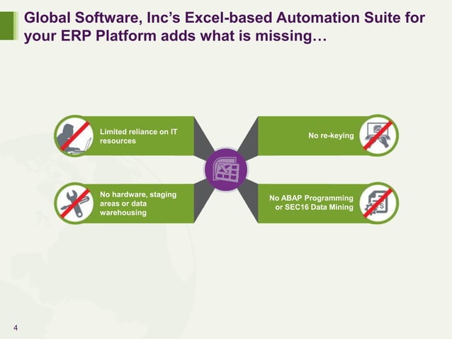 Erp reporting in Excel | PPTX