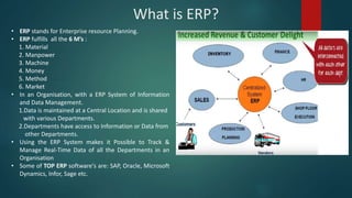 ERP & SAP Introduction | PPTX