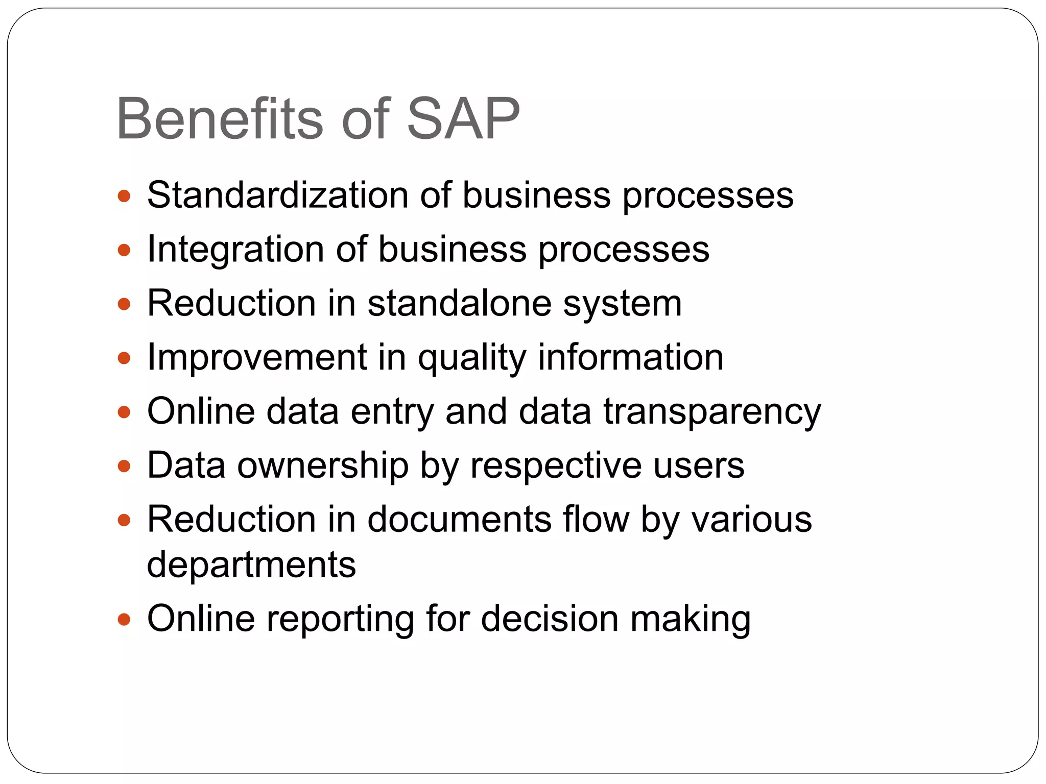 SAP Introduction | PPTX