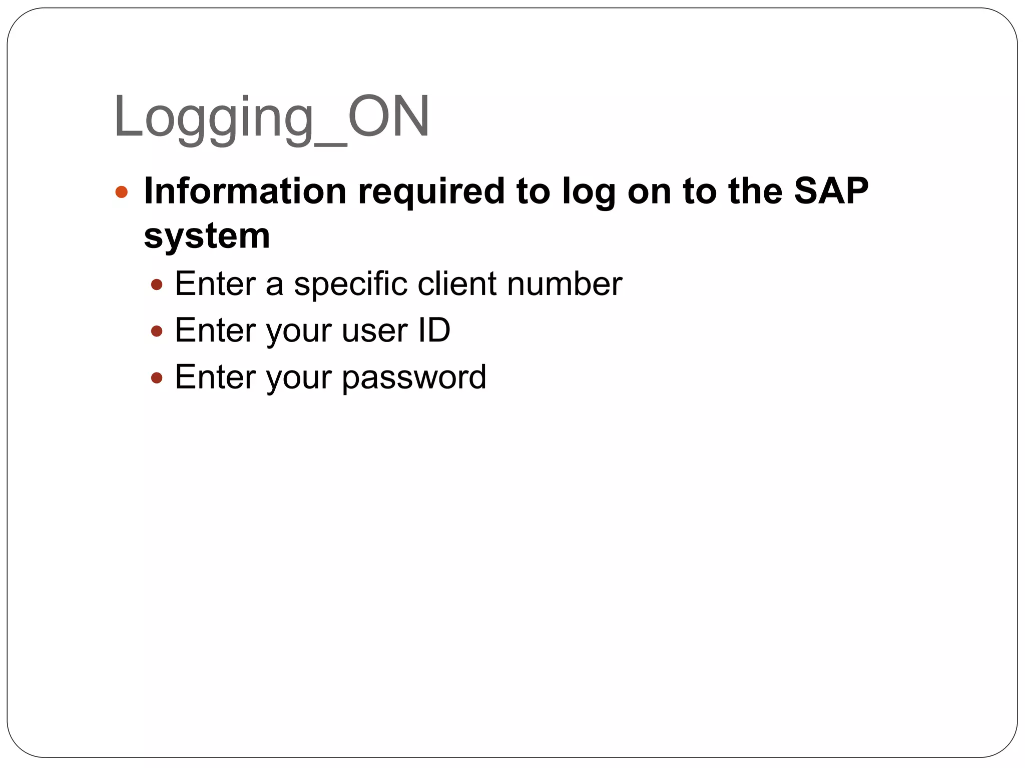 SAP Introduction | PPTX