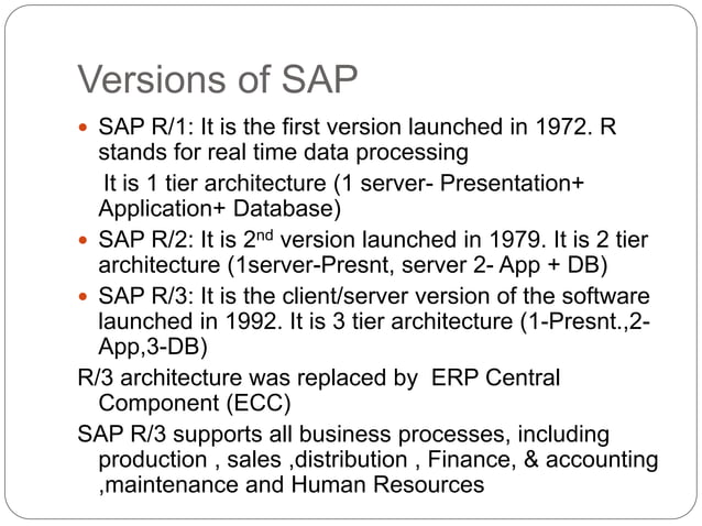 SAP Introduction | PPTX